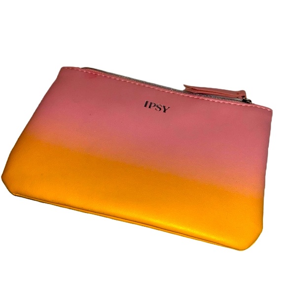ipsy | Bags | Ipsy Bag Ombre Pink And Yellow | Poshmark